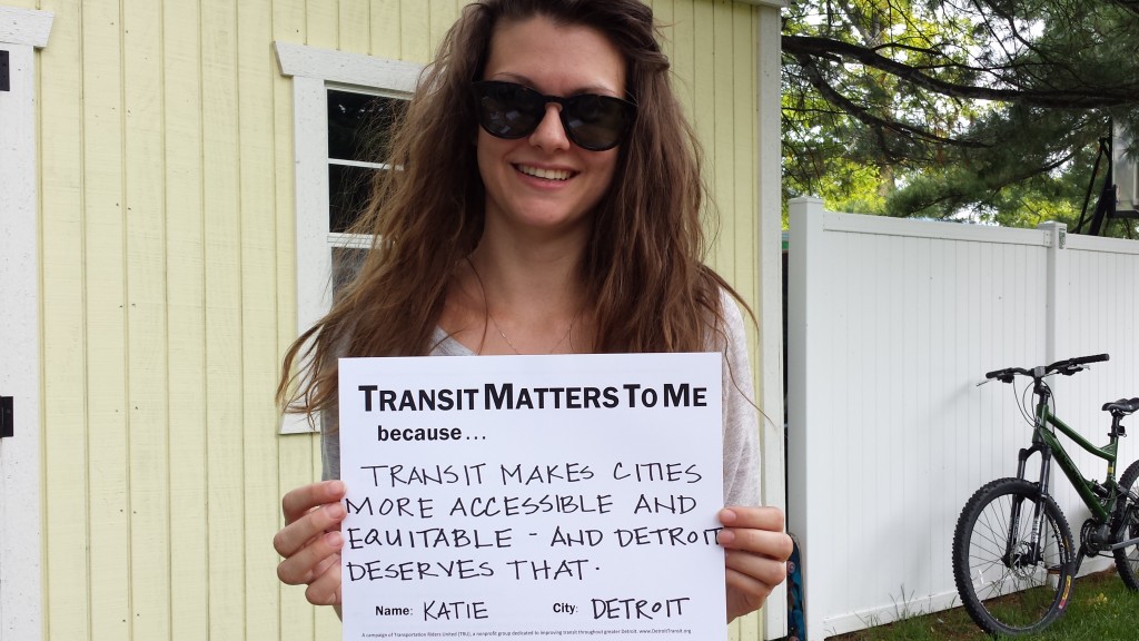 Faces of Transit: Why people support transit - Transportation Riders United