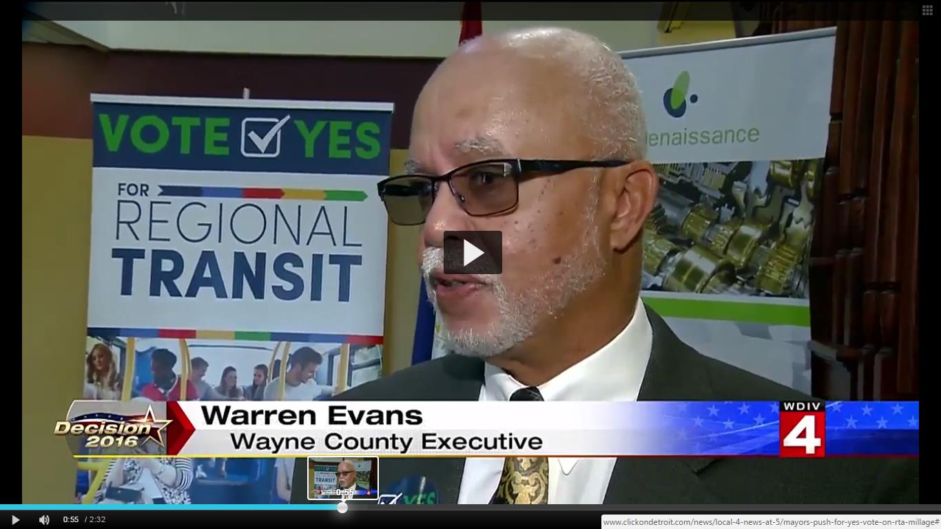 Warren Evans on Ch 4 during Vote Yes campaign - Transportation Riders ...