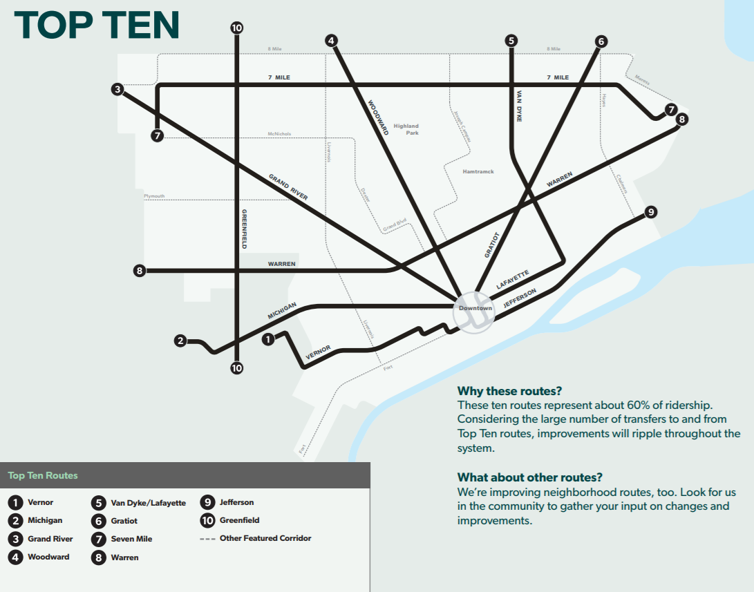 DDOT top ten routes - Transportation Riders United