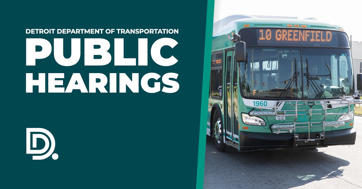 DDOT Public Hearings for Service Changes, Including a Brand New Route ...