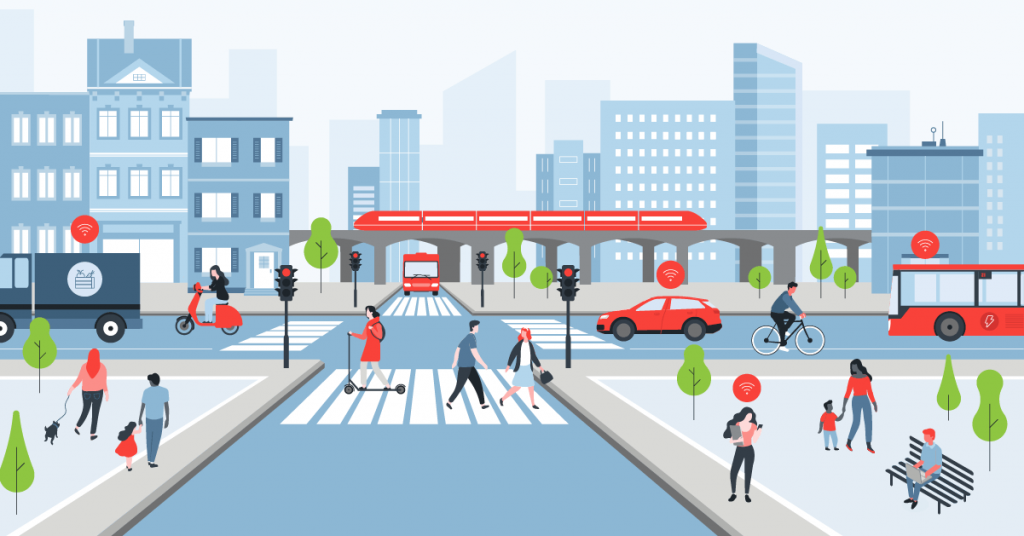 multimodal street image - Transportation Riders United