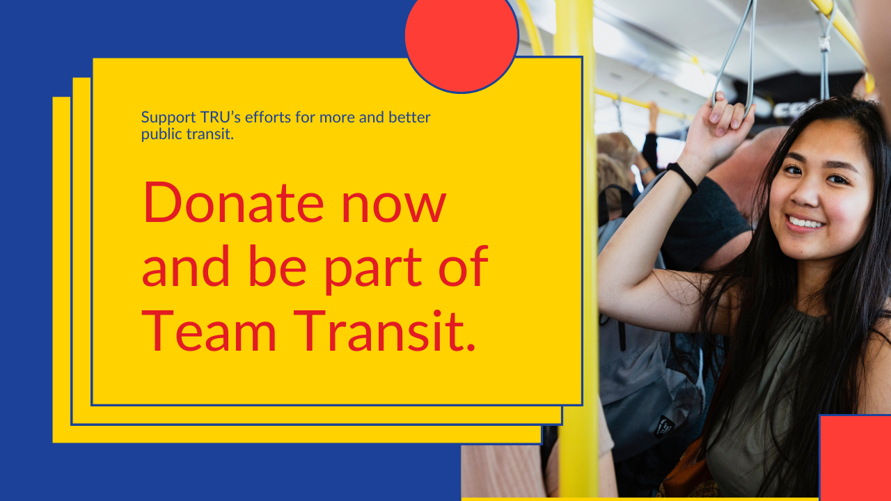 be part of team transit straphanger - Transportation Riders United