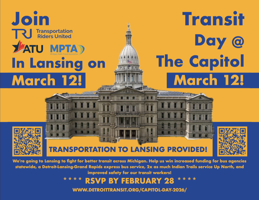 Transit Day at the Capitol & Transit Action Day March 12 ...